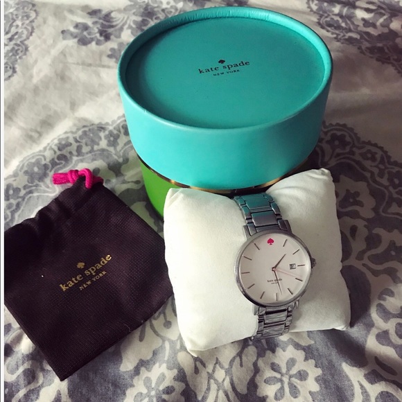 kate spade | Jewelry | Kate Spade Womans Silver Watch | Poshmark